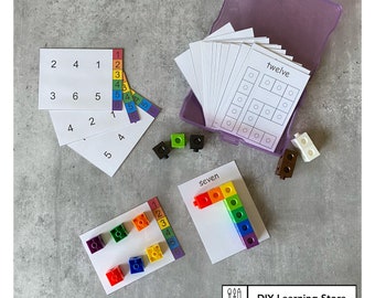Counting Cubes - Etsy