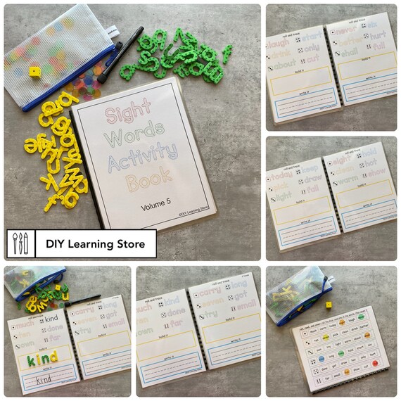 3rd Grade Sight Words Activity Book - Etsy