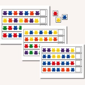 Teddy Bear Pattern Cards- Homeschool- Preschool- Special Needs- Early ...
