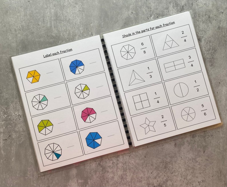 3rd Grade Busy Book- Activity Book- Montessori Learning Toy- Homeschool ...