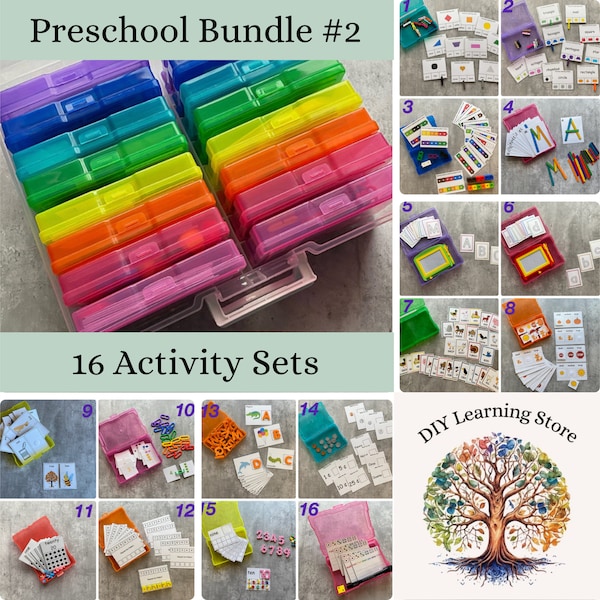 Preschool Activity Bundle - Etsy