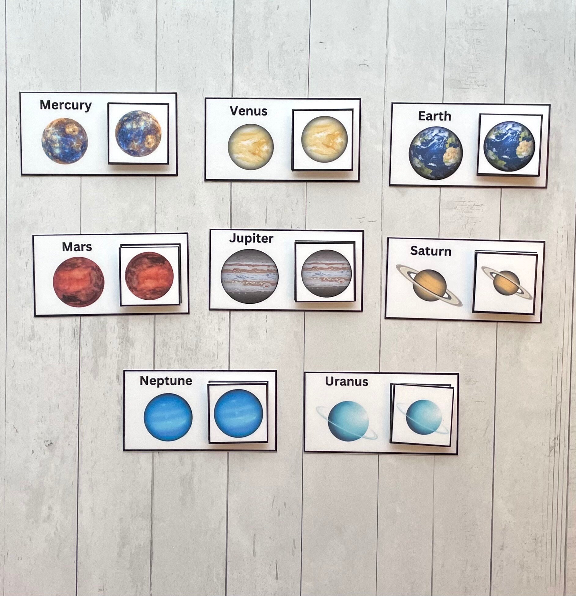 Planet Matching- Errorless Task Box Activity Set- for Toddlers ...
