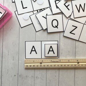 Uppercase Letter Matching- Task Box Activity Set- for Toddlers ...