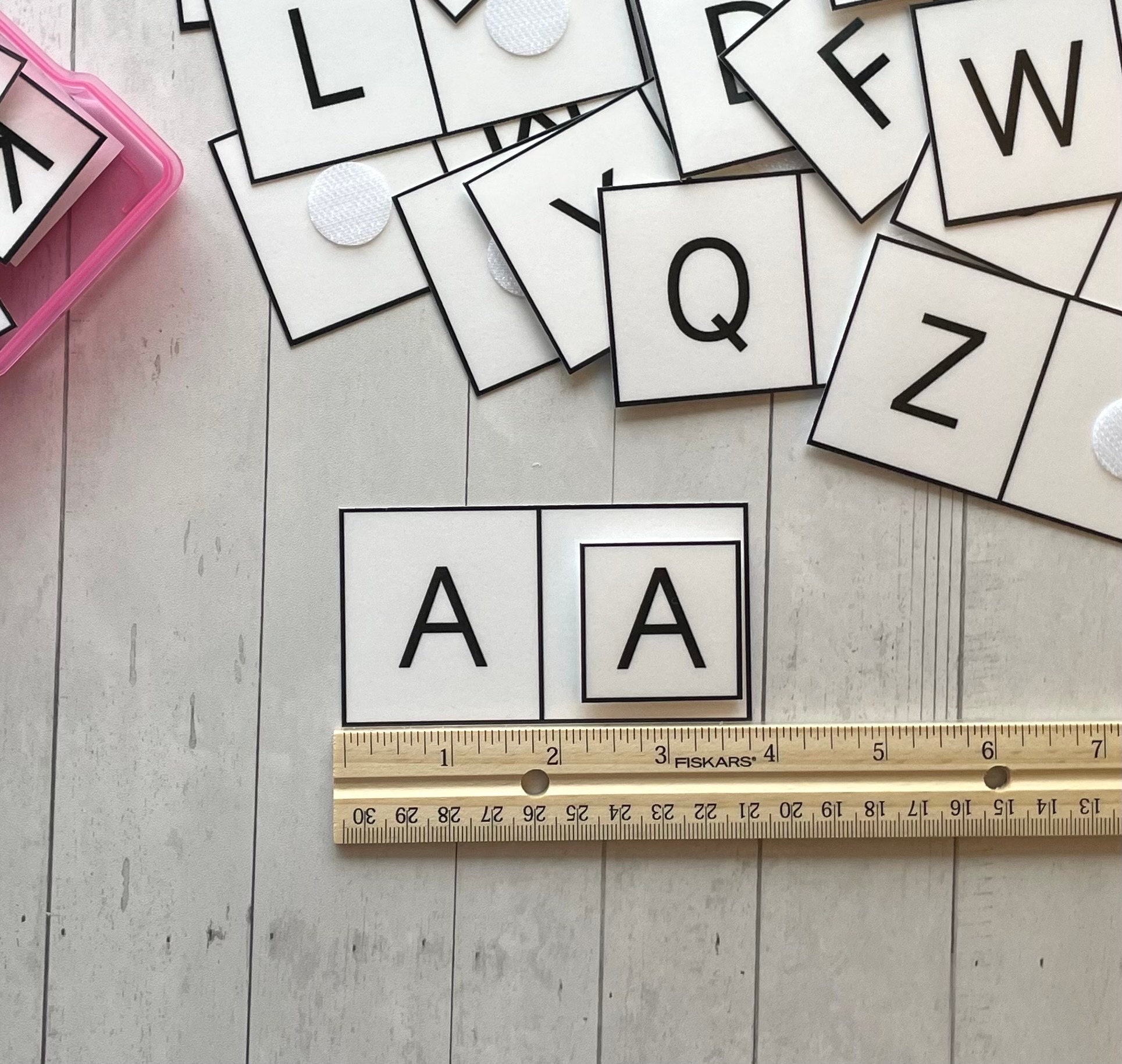 Uppercase Letter Matching- Task Box Activity Set- for Toddlers ...