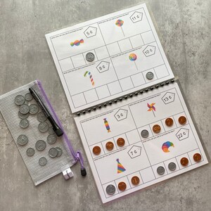 Coin Counting Activity Book- Kindergarten/1st Grade/ Special Education ...