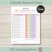 Kids Reward Chart- Editable Canva Template- Printable and Reusable- Job ...