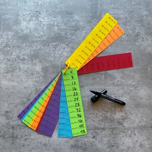 Multiplication Strips Activity Booklet- Numbers 1-12 With Answers ...