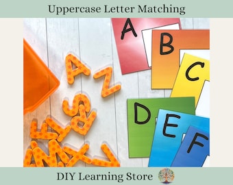 Alphabet Matching Activity, Digital Download, Activity for Toddlers ...