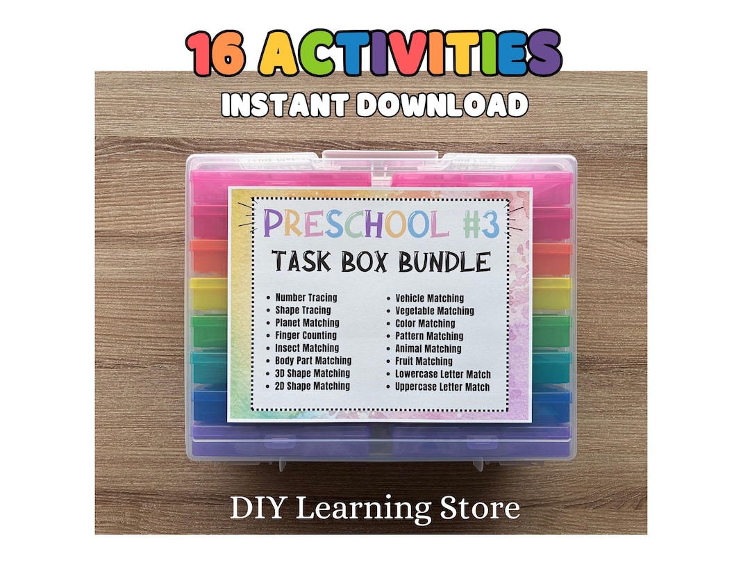 Toddler/prek Bundle- Instant Download- 16 Matching and Tracing ...