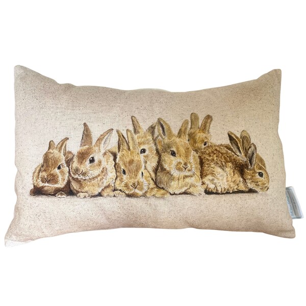 Rabbit Cushion - Etsy