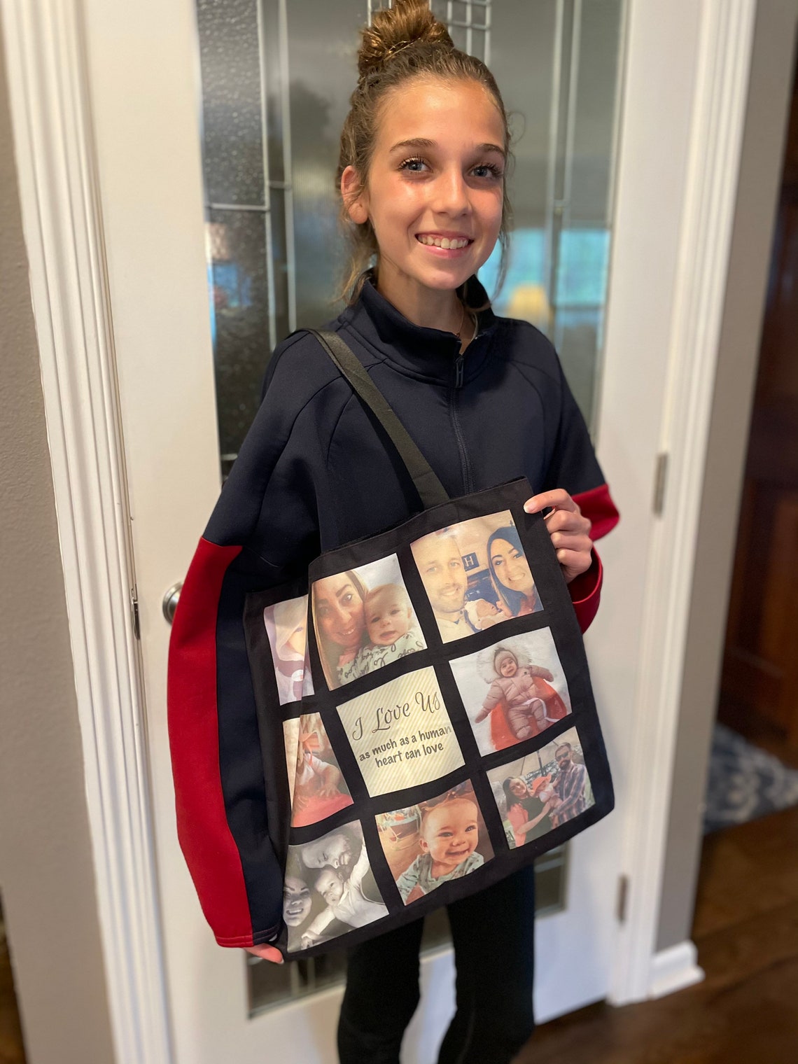 Photo Tote Bag Custom Photo Bag Personalized Family Photo | Etsy