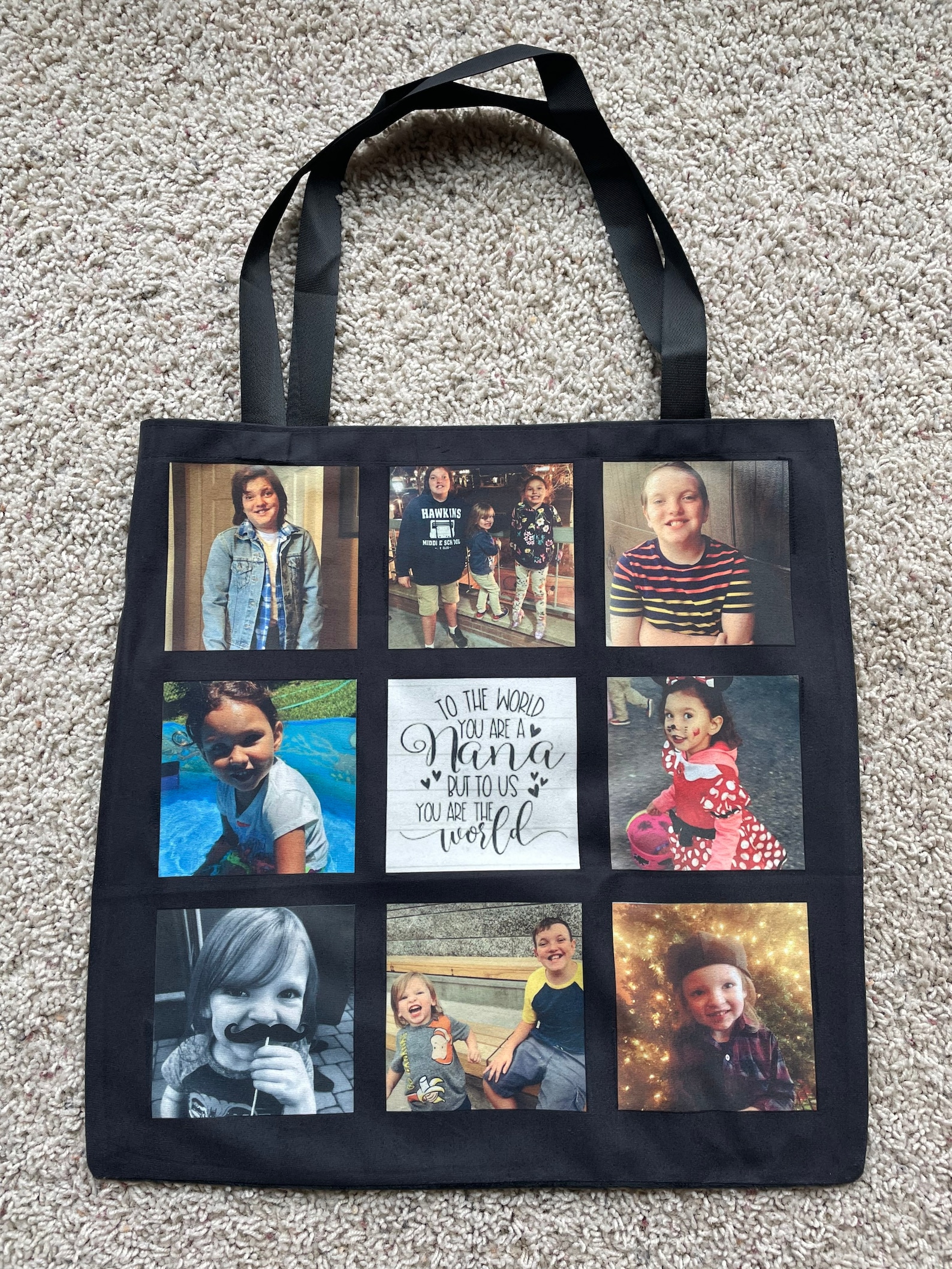 Photo Tote Bag Custom Photo Bag Personalized Family Photo - Etsy