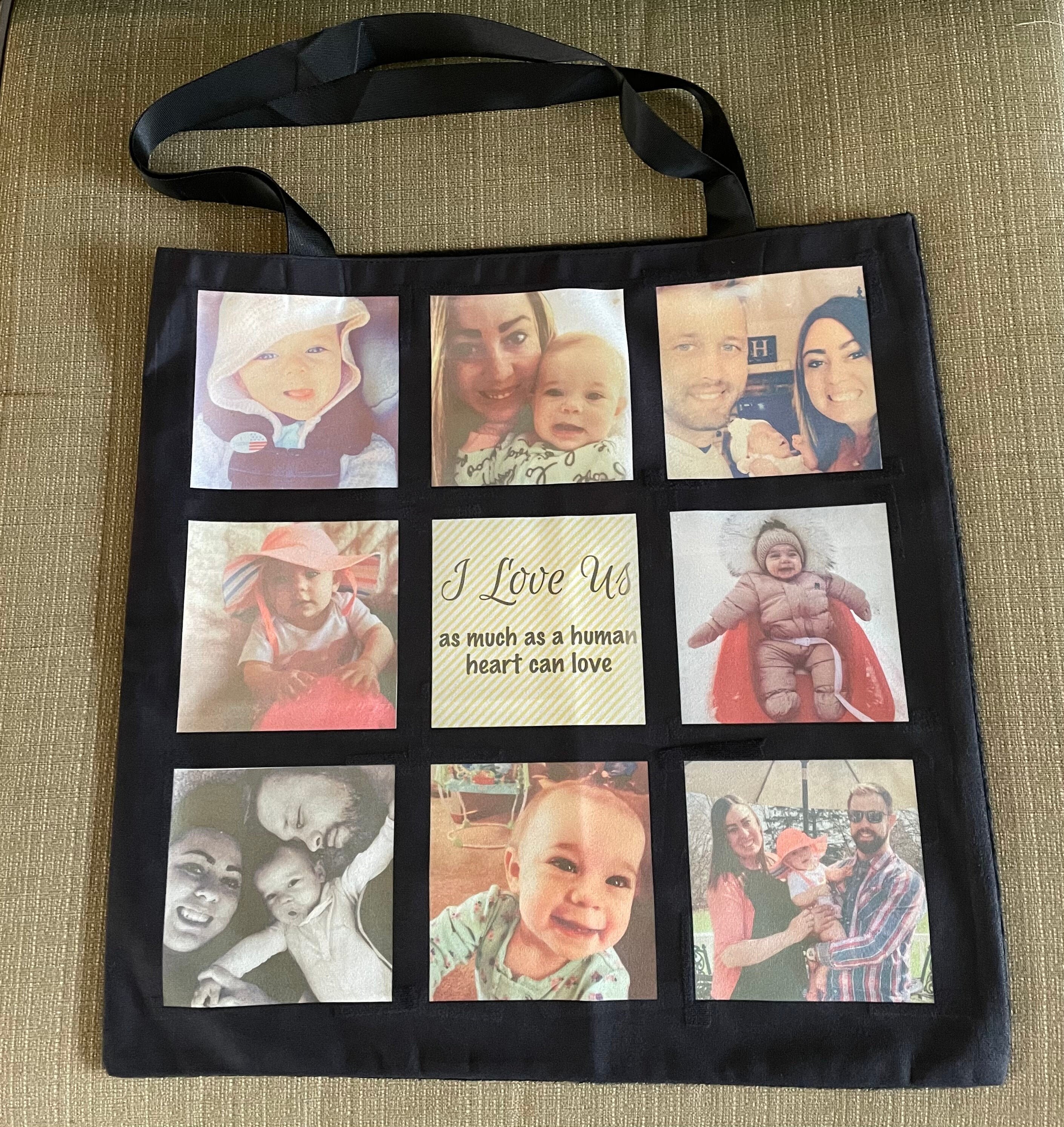 Photo Tote Bag Custom Photo Bag Personalized Family Photo | Etsy