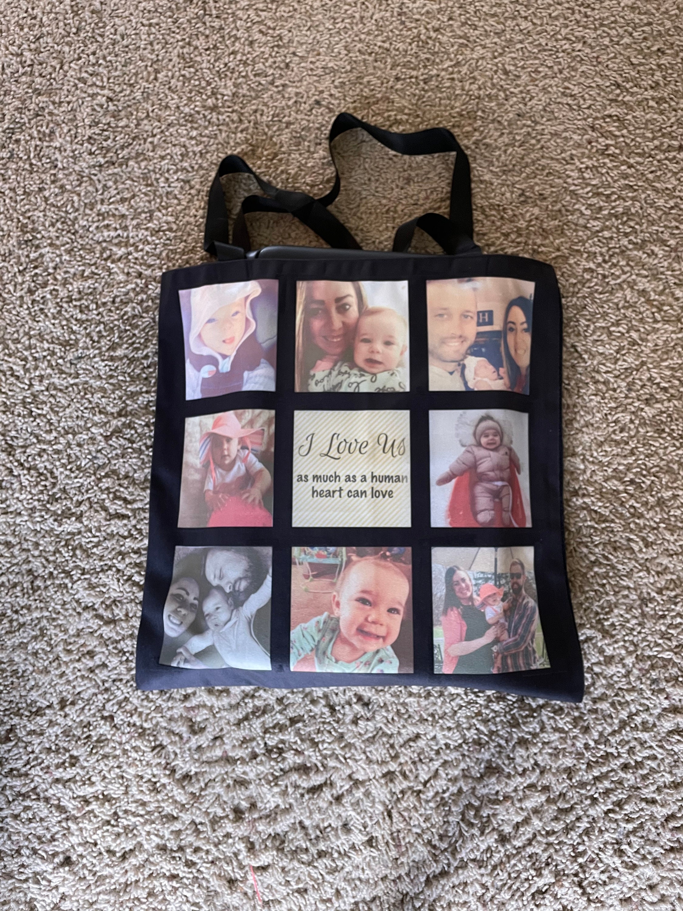 Photo Tote Bag Custom Photo Bag Personalized Family Photo | Etsy
