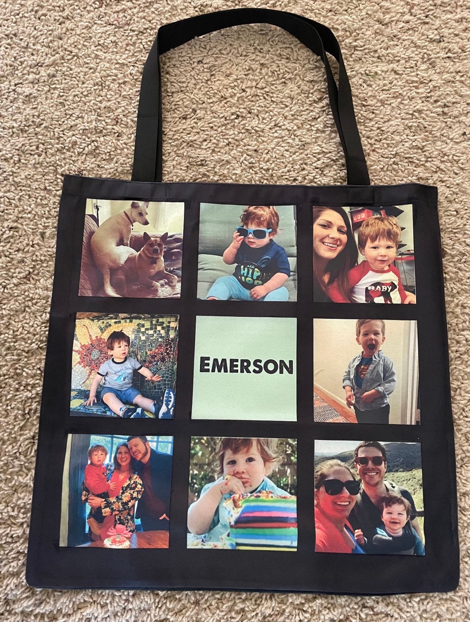 Photo Tote Bag Custom Photo Bag Personalized Family Photo - Etsy