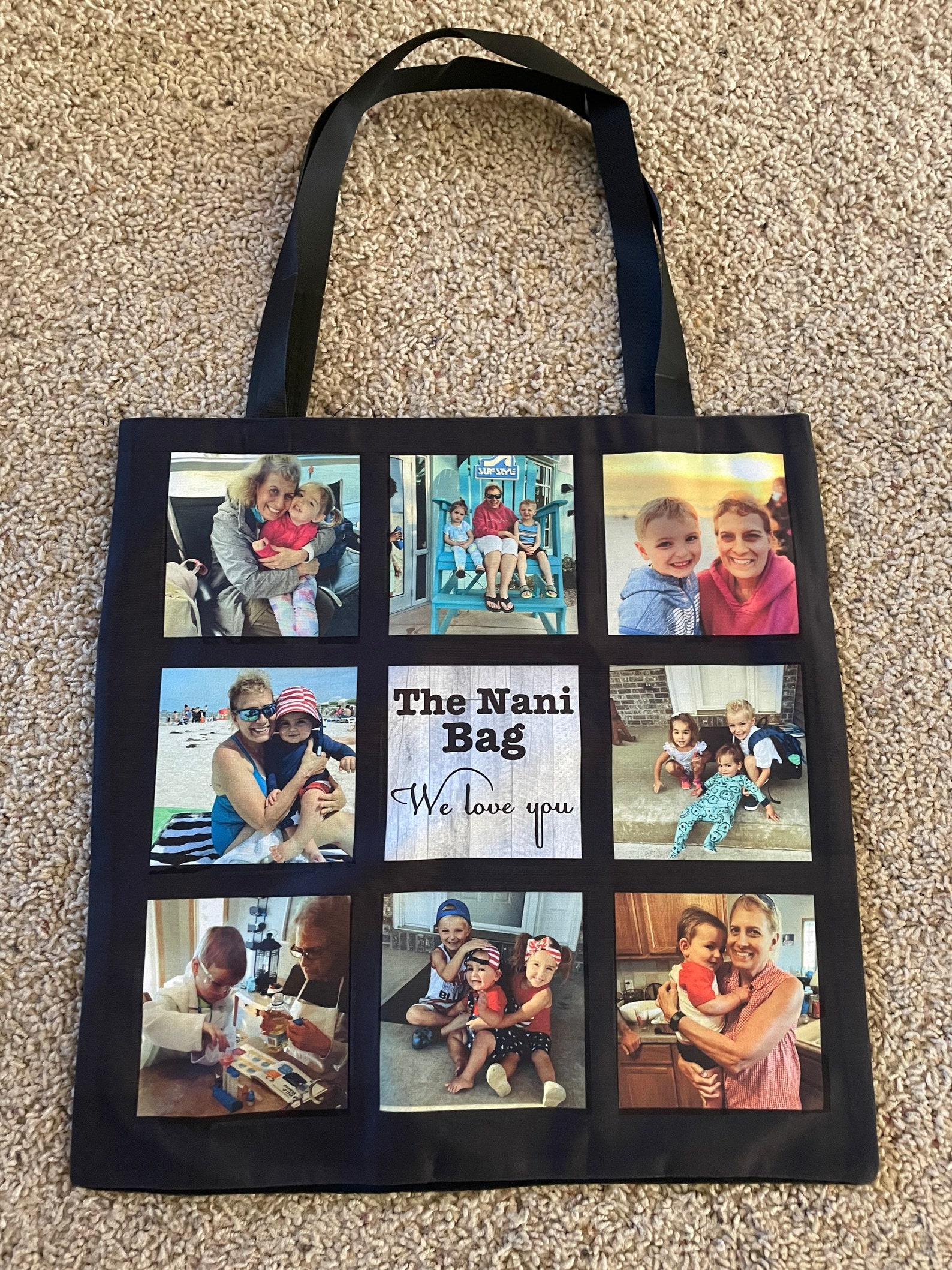 Photo Tote Bag Custom Photo Bag Personalized Family Photo - Etsy
