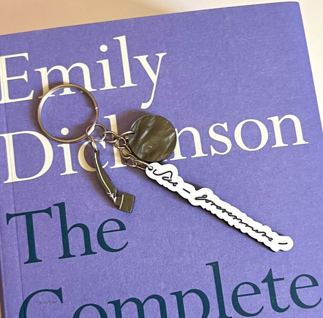 Emily Dickinson Keychain - Etsy
