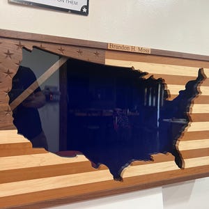 US Hardwood Military Shadow Box - Etsy
