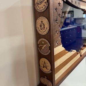 US Hardwood Military Shadow Box - Etsy