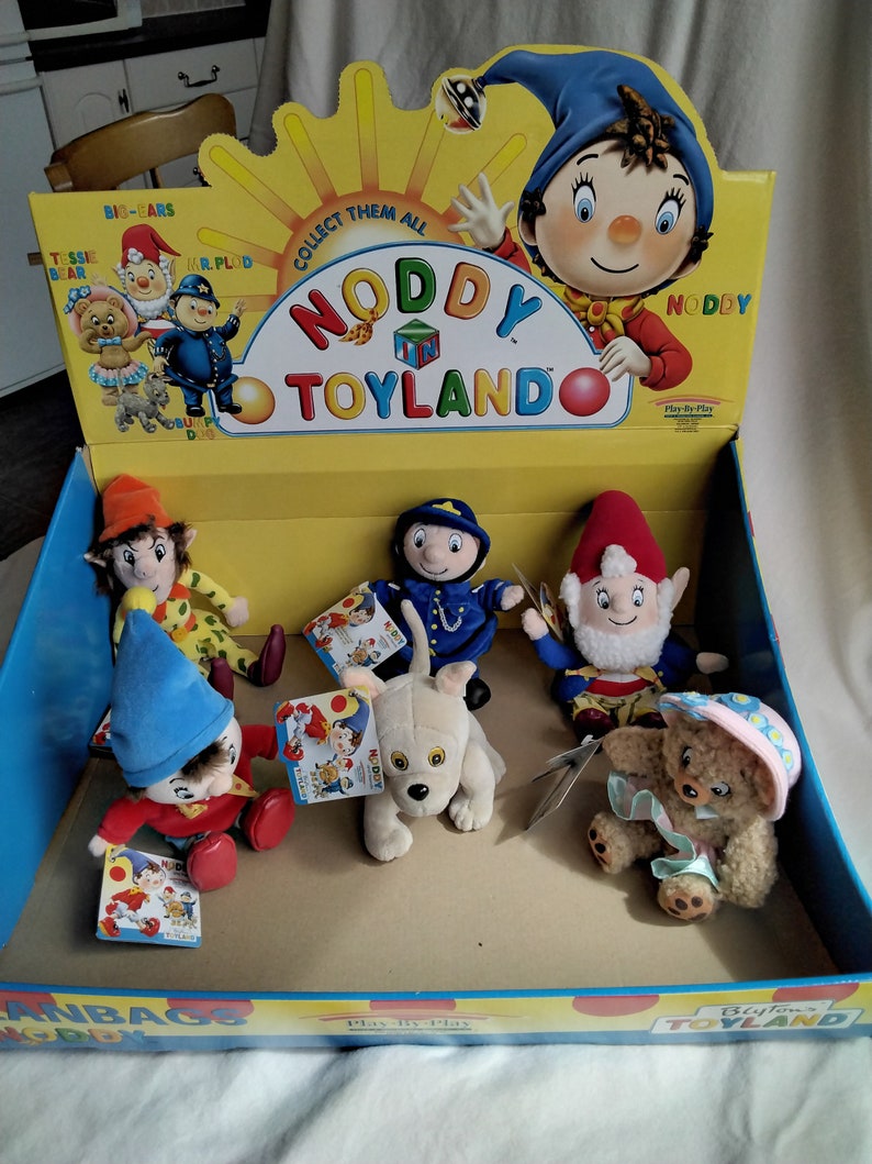 Vintage Noddy and Friends Beanie Toys Made by Playbyplay Plus - Etsy UK