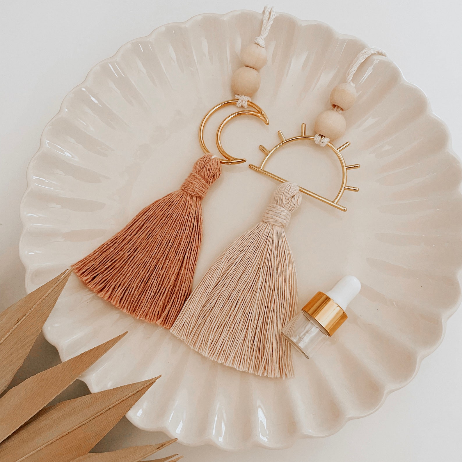 Macrame Car Diffuser Boho Car Diffuser Car Charm Car Accessories ...