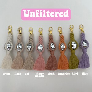 Disco Ball Keychain Macrame Disco Ball Keychain Macrame Keychains Bag ...