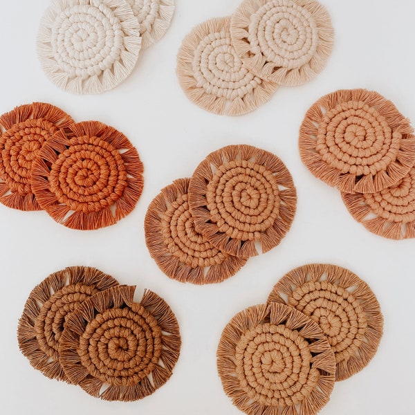 Neutral Coasters - Etsy