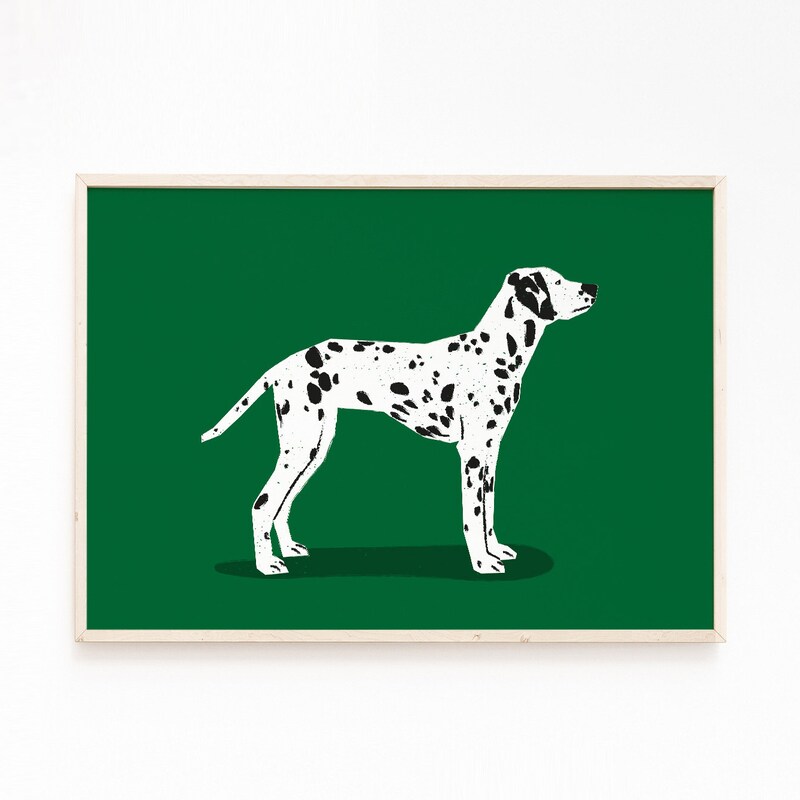 Dalmatian Wall Art - Etsy