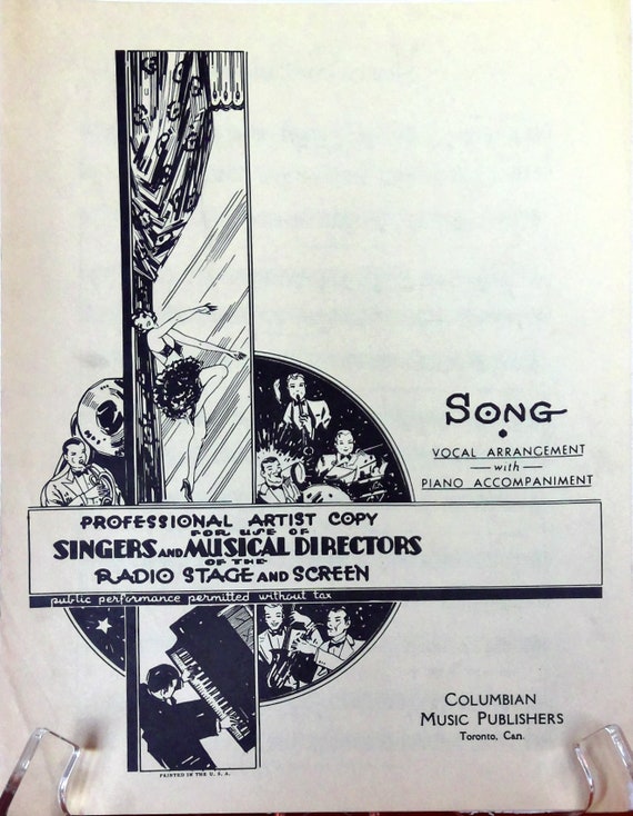 Sheet Music You're so Sublime 1937 | Etsy