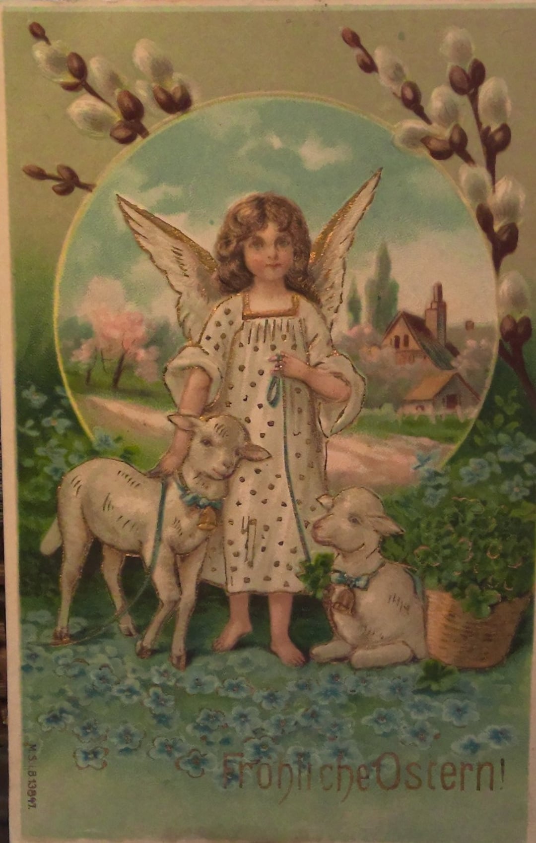 Happy Easter, Circa 1908, Vienna Austria - Etsy
