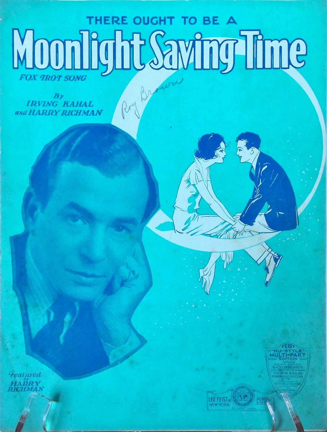 Sheet Music, Moonlight Savings Time, 1931 - Etsy