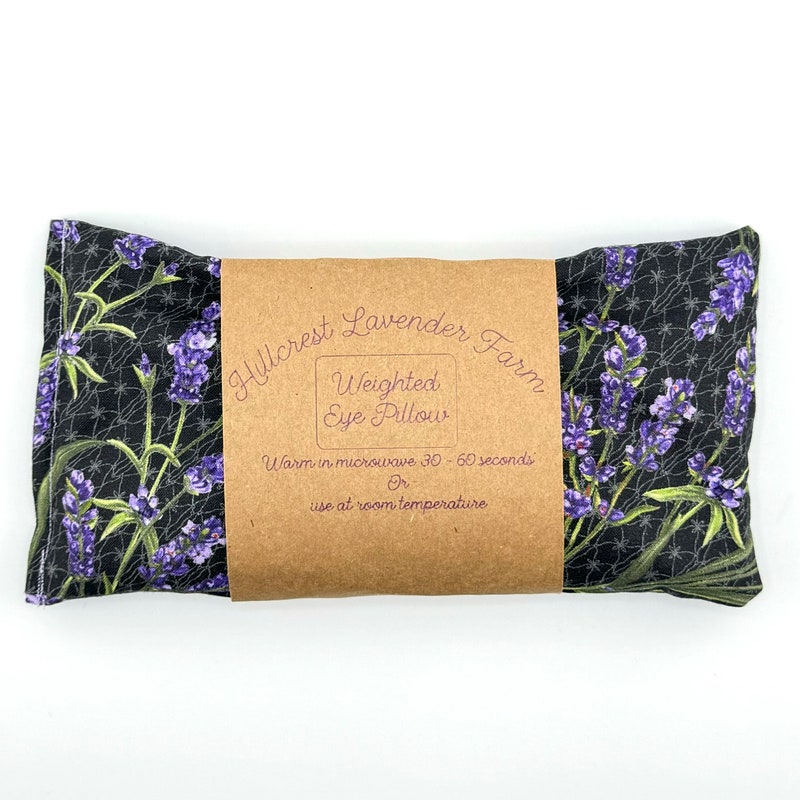 Weighted Eye Pillow Black - Etsy