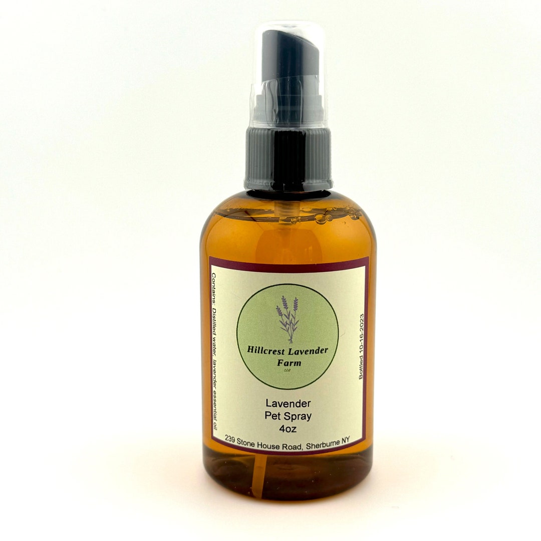 LAVENDER Pet Spray ~ All Natural Spray for Dogs, Horses, Other Animals ...
