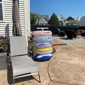 Pool Inner Tube Stacker - Etsy