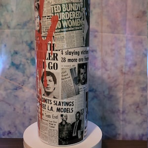 Bloody Handprint Famous Serial Killer Newspaper Clippings | Etsy