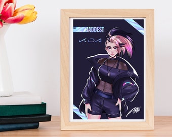 Kda Akali Kda Poster - Etsy