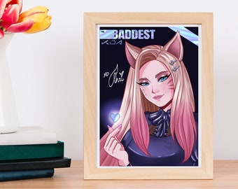 Ahri Kda Print - Etsy