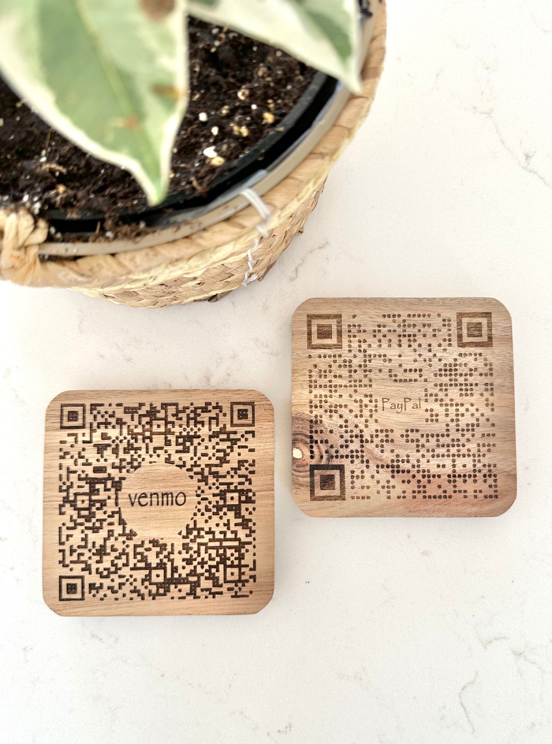 Engraved QR Code - Etsy