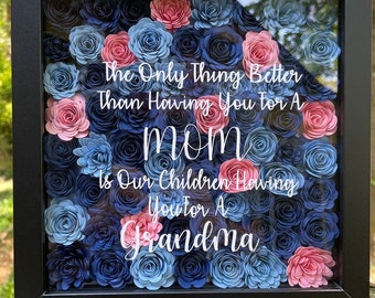 Pregnancy Announcement Shadow Box - Etsy