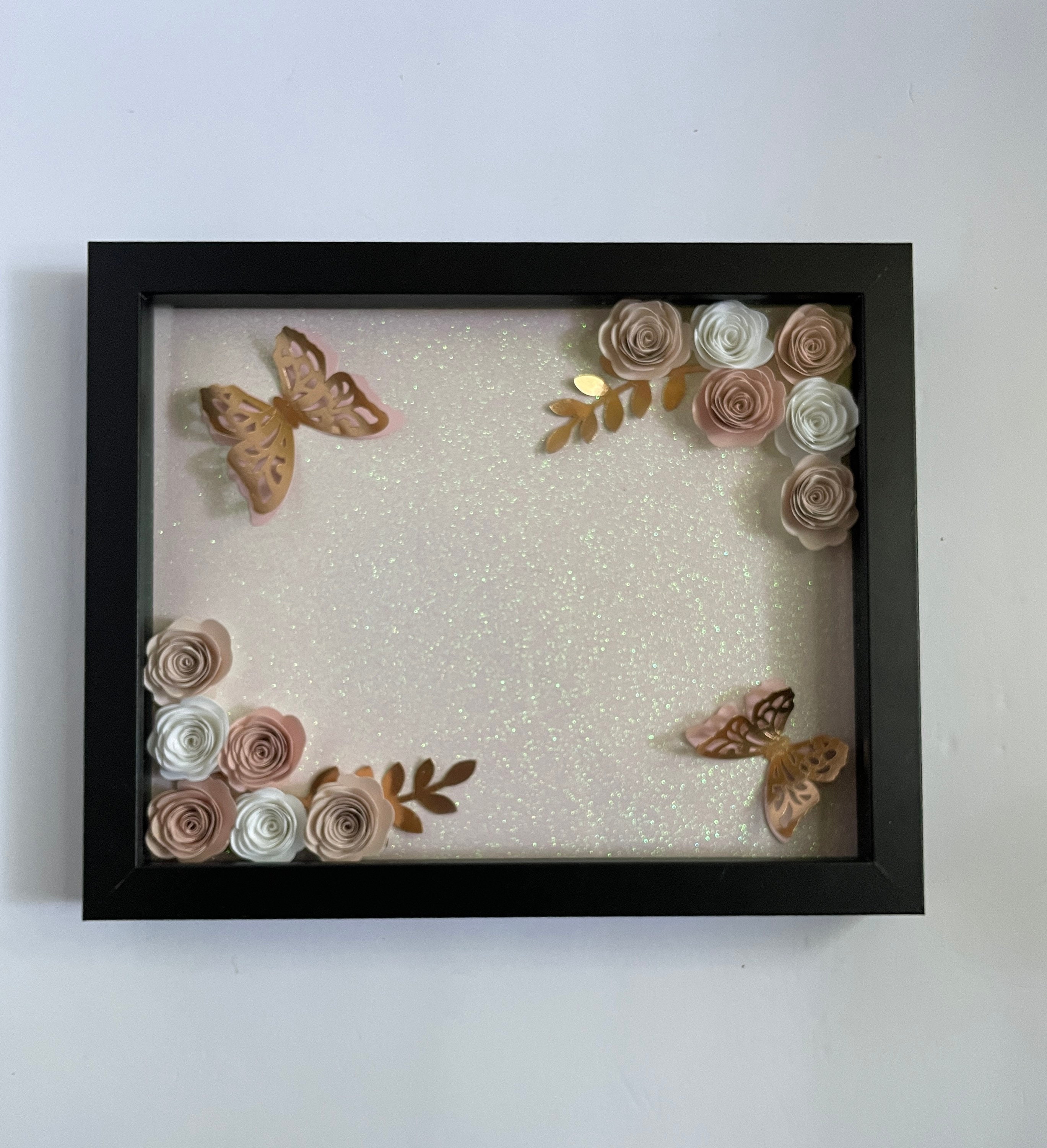 Butterfly Personalized 8x10 Shadow Box, Shadow Box With Name, Gift for ...