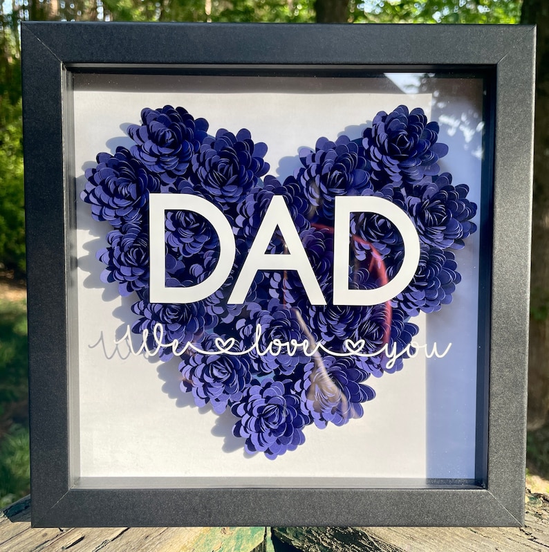 Fathers Day Shadow Box, Fathers Day Gift From Kids, Fathers Day Gift ...