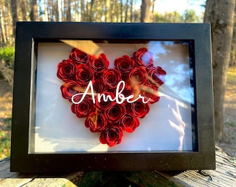 Memorial Shadow Box in Loving Memory Gift Flower Shadow Box - Etsy