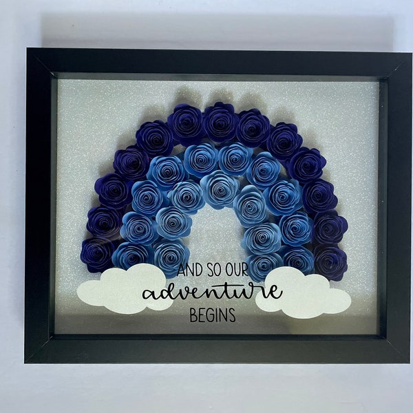 Baby Boy Shadow Box - Etsy