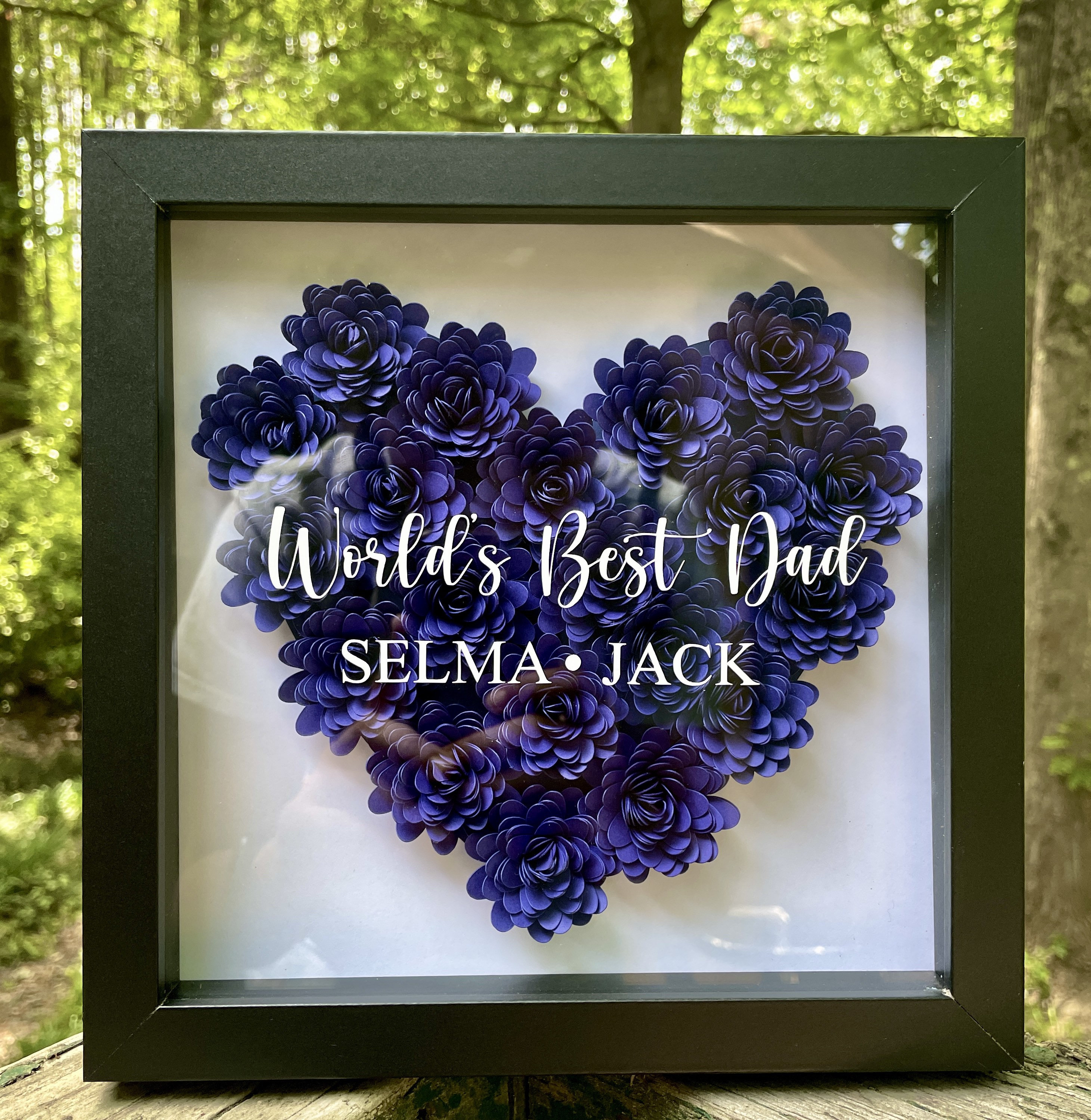 Fathers Day Shadow Box, Fathers Day Gift From Kids, Fathers Day Gift ...