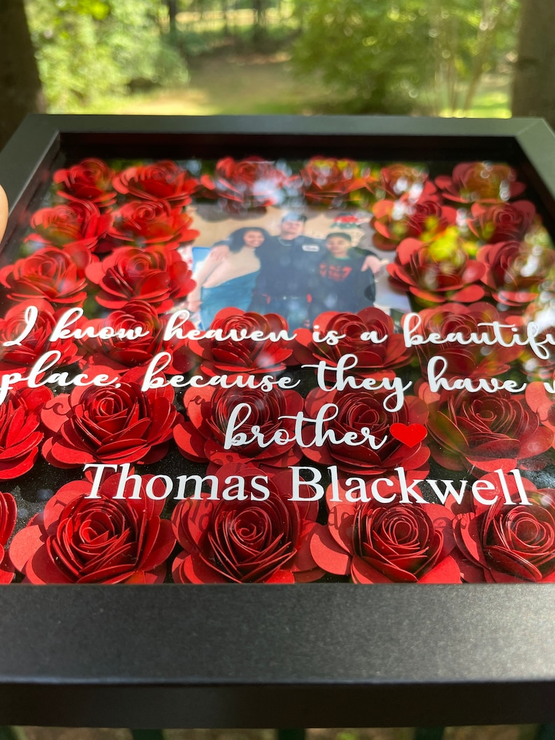 Memorial Shadow Box Picture Shadow Box Gift for Loss - Etsy