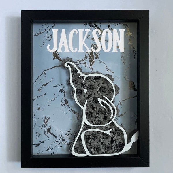 Baby Shadow Box - Etsy