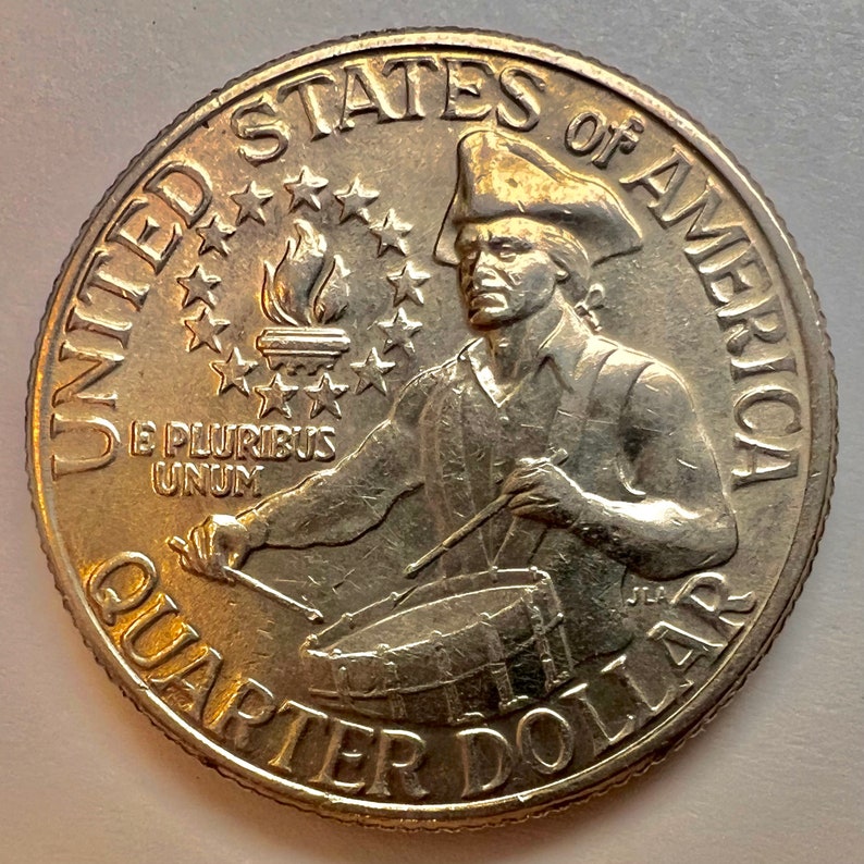 1976 Bicentennial Quarter Error off Centered Doubled Rim - Etsy