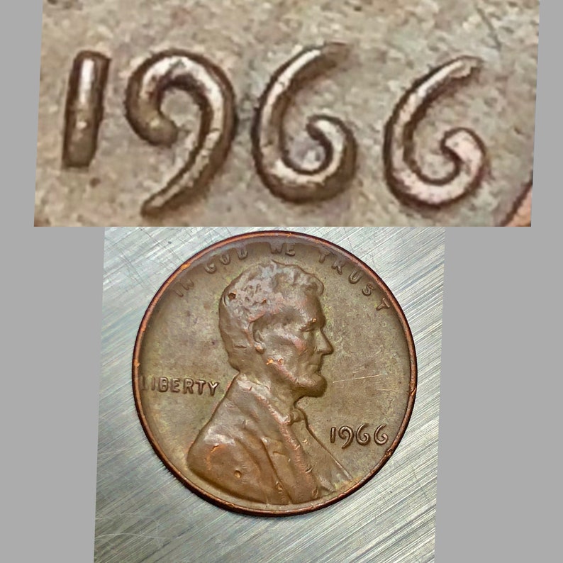 RARE 1966 Doubled Die Obverse Lincoln Cent DDO Reverse Doubling - Etsy UK