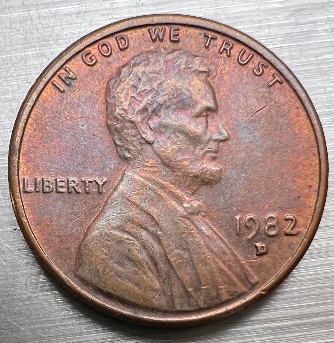 1982 D Lincoln Penny Tilted RPM FAT Liberty Doubled 2 - Etsy