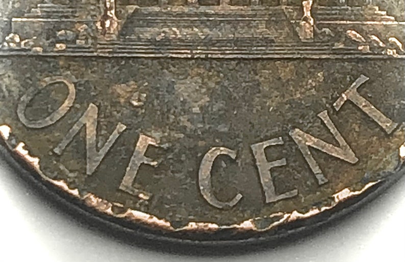 Amazing 1995 D Lincoln Penny Error! Super Dark Planchet & Rim Issues ...